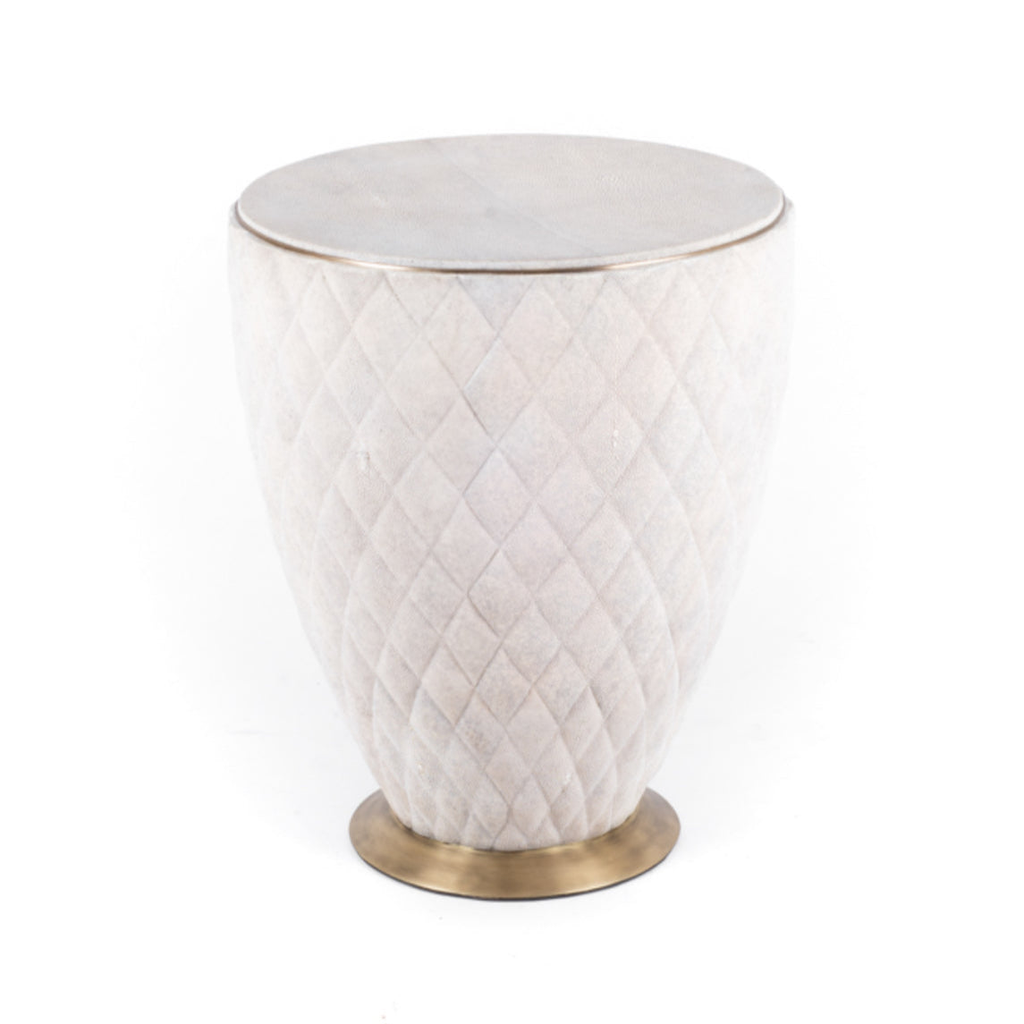 Coco Stool/Antique Natural Shagreen – PETTIGREW